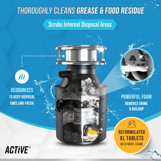 ACTIVE Garbage Disposal Cleaner - Waste Disposer Deodorizer