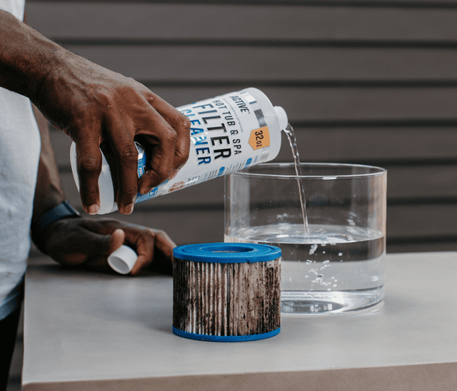 ACTIVE Hot Tub Filter Cleaner - Best Spa Cleaning Solution