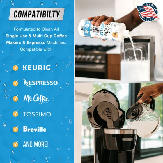 ACTIVE Coffee Machine Descaler - Best Coffee Maker Cleaner