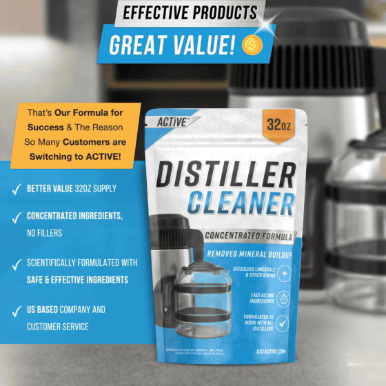 ACTIVE Distiller Cleaner & Descaler - Citric Acid Powder
