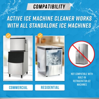 ACTIVE Ice Machine Cleaner - Ice Maker Descaler Solution
