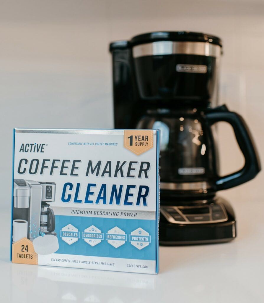 ACTIVE Coffee Maker Cleaner Tablets - Descales & Deep Cleans