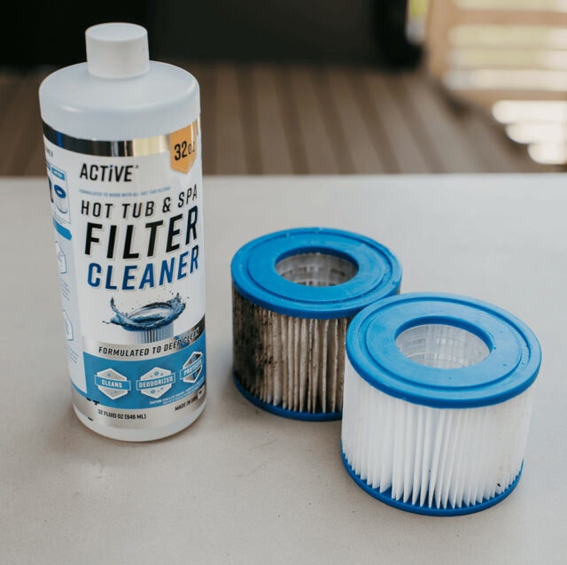 ACTIVE Hot Tub Filter Cleaner - Best Spa Cleaning Solution