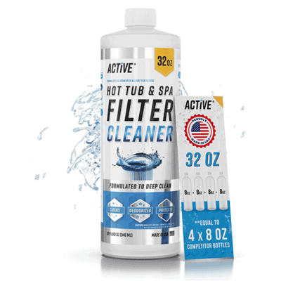 ACTIVE Hot Tub Filter Cleaner - Best Spa Cleaning Solution