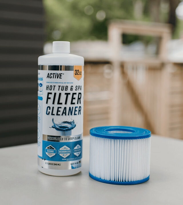 ACTIVE Hot Tub Filter Cleaner - Best Spa Cleaning Solution
