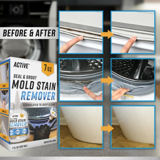 ACTIVE Mold Stain Remover Gel - Seal & Grout Cleaner